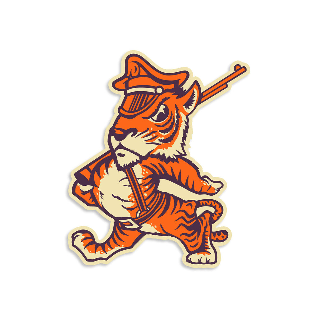 Military Tiger Poster - Tigertown Graphics