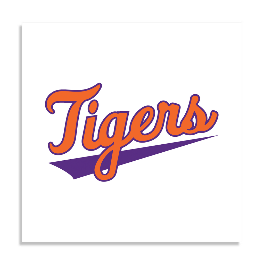 Tiger Scripts Poster - Tigertown Graphics