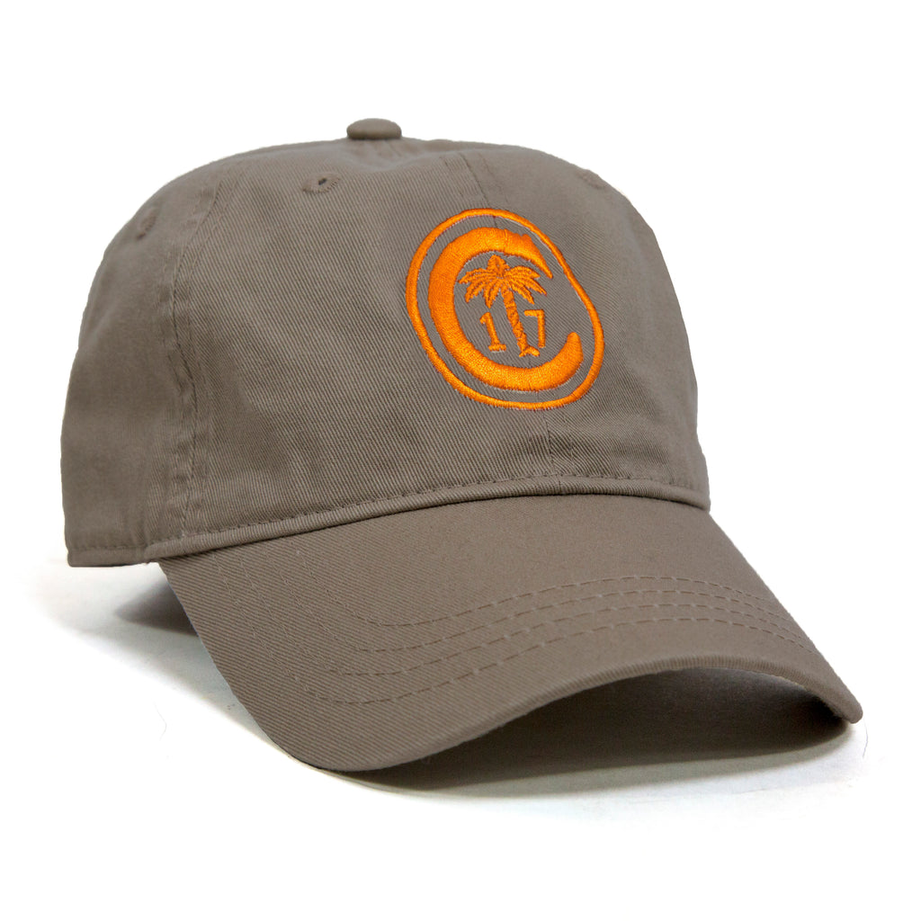 Clemson Ring Crest Hat in Khaki - Tigertown Graphics