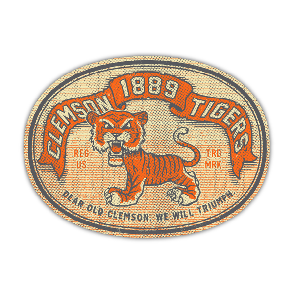 Clemson Banner Decal - Tigertown Graphics