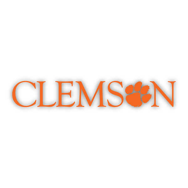 Clemson Word Decal (multiple colors) - Tigertown Graphics