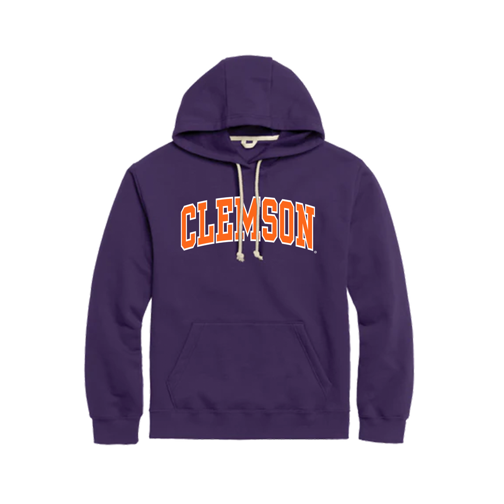 Clemson Arch Fleece Hood- (Multiple Colors) - Tigertown Graphics